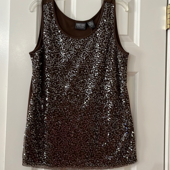 Chico's | Tops | New Chicos Sequin Tank Top | Poshmark